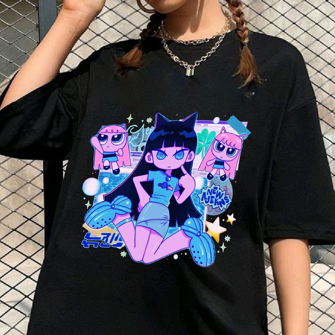 Haerin Newjeans Chibi Fanart Cute Shirt,haerin Newjeans Kpop Sweatshirt ...