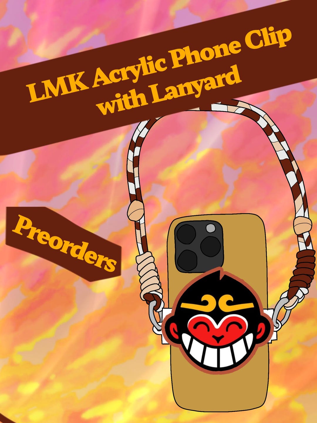 LMK Mobile Phone Clip With Lanyard - Etsy