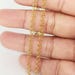 10K Yellow Gold Handmade Chain, Gold Spanish Link Chain, Caribbean ...