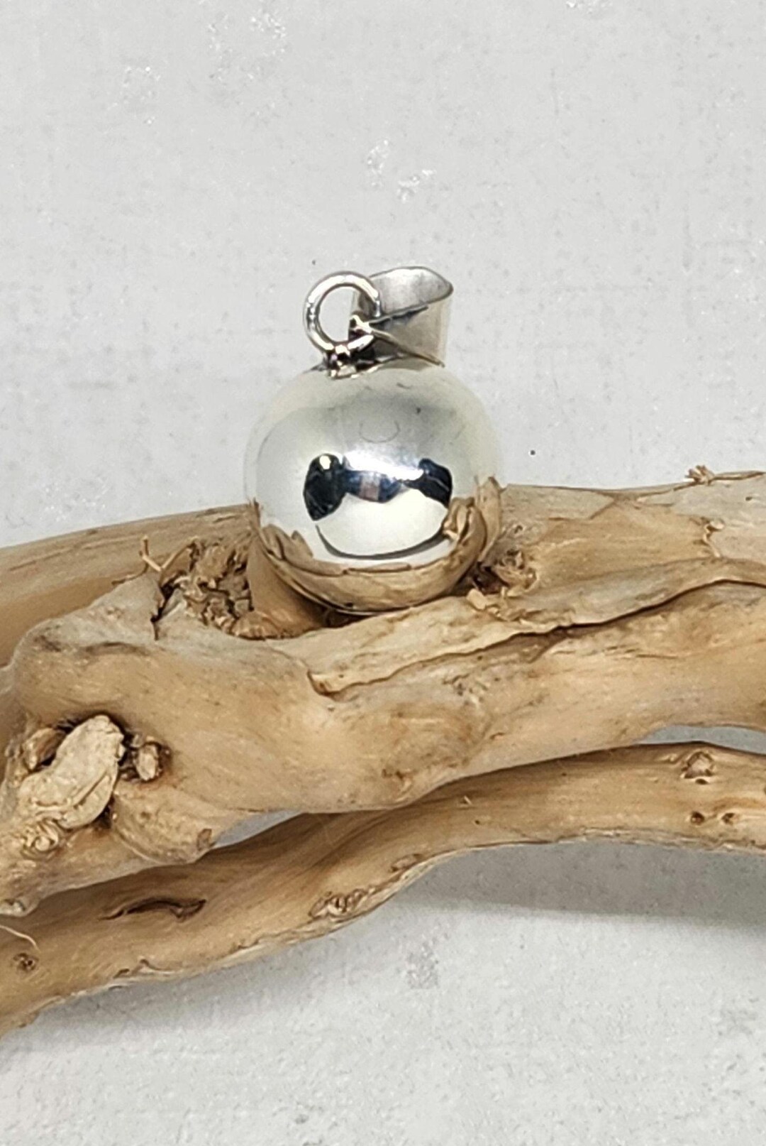 925 GENUINE STERLING SILVER Ball Charm, Plain Silver Ball Charm, Silver ...