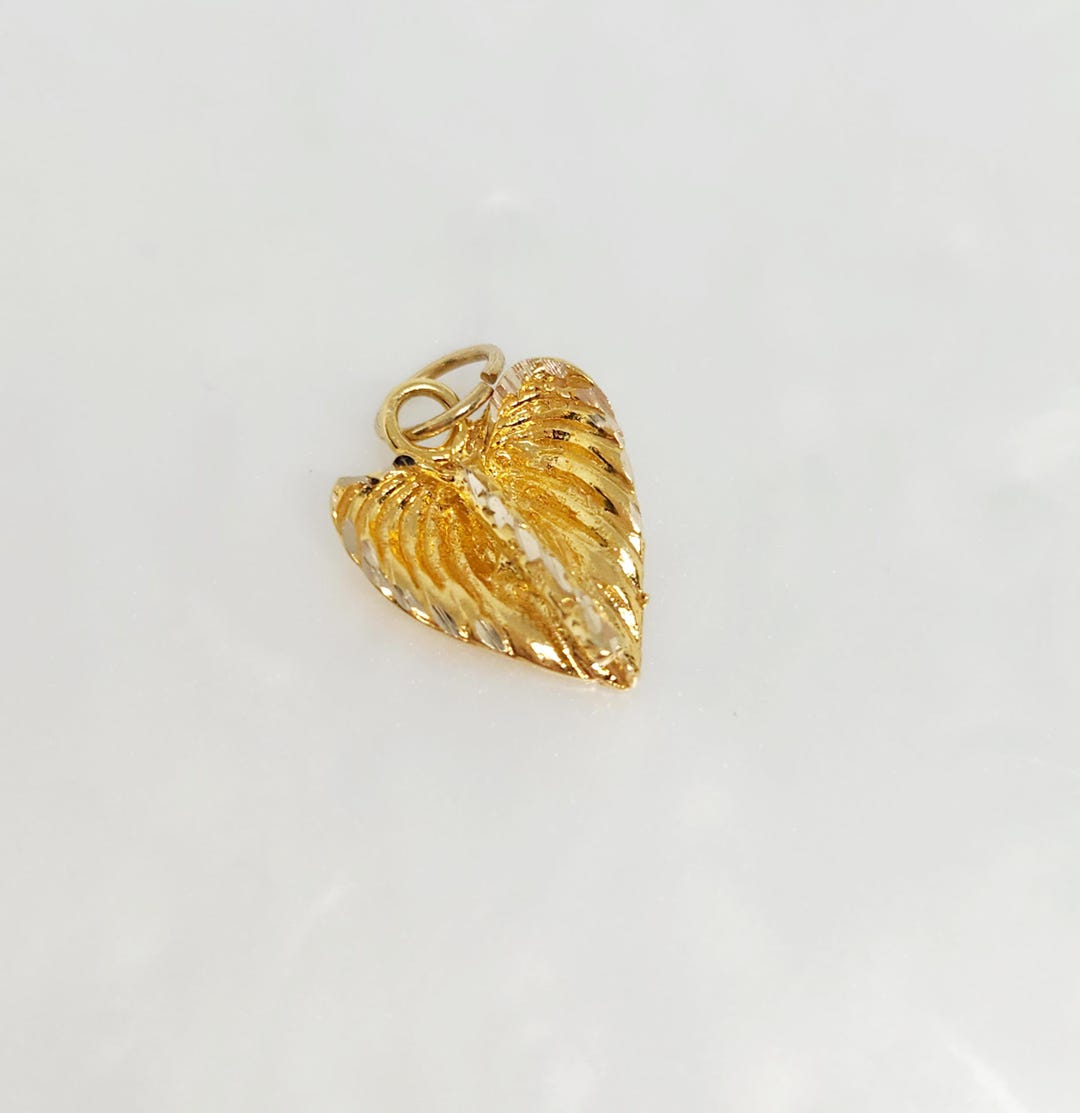 10K Real Gold Anthurium Flower, SOLID Gold Flower, Gold Dimensional ...
