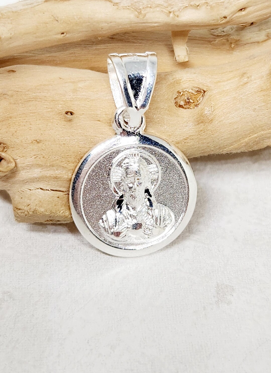 925 GENUINE STERLING SILVER St. Jude Medallion, Silver Lady of ...