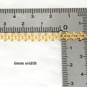 10K Yellow Gold Filigree Necklace, Gold Spanish Link Necklace, Gold ...