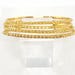 10K Yellow Gold VINTAGE Bangles, Gold Jingles, Gold Filigree Bangle ...