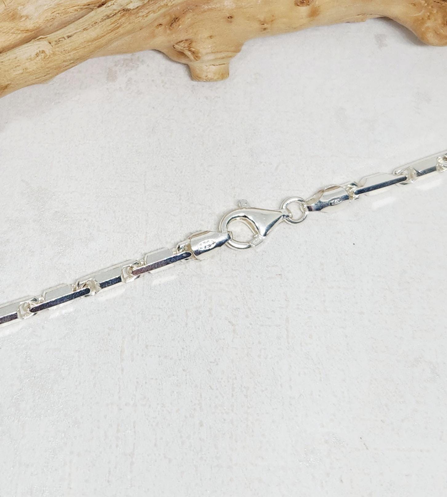 925 GENUINE Sterling Silver Heshe Necklace, SOLID Silver Necklace ...