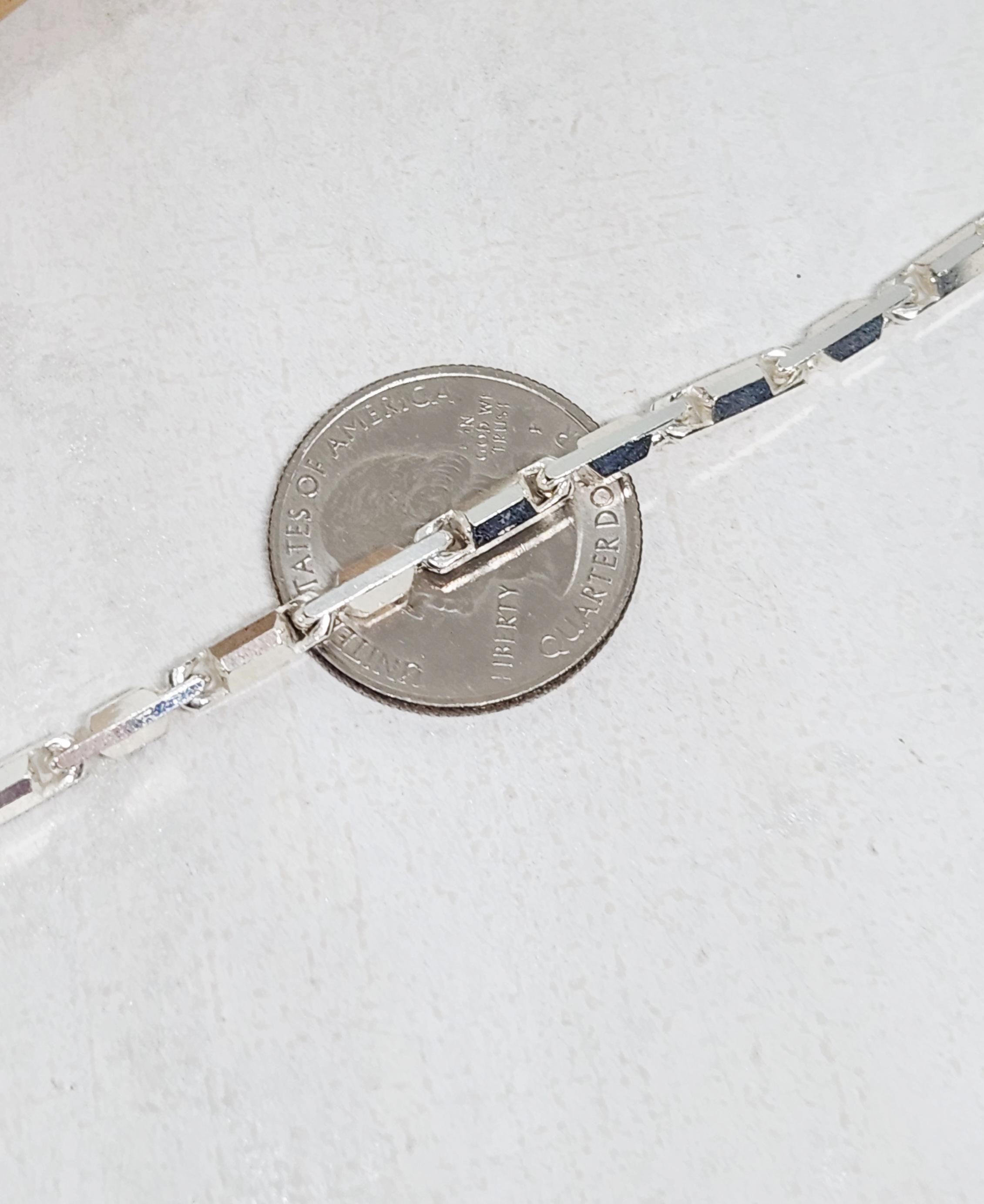 925 GENUINE Sterling Silver Heshe Necklace, SOLID Silver Necklace ...