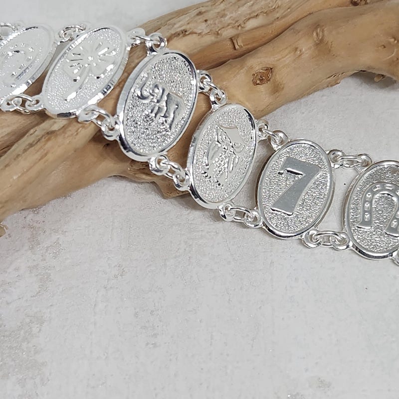 Silver Lucky Charm - Etsy