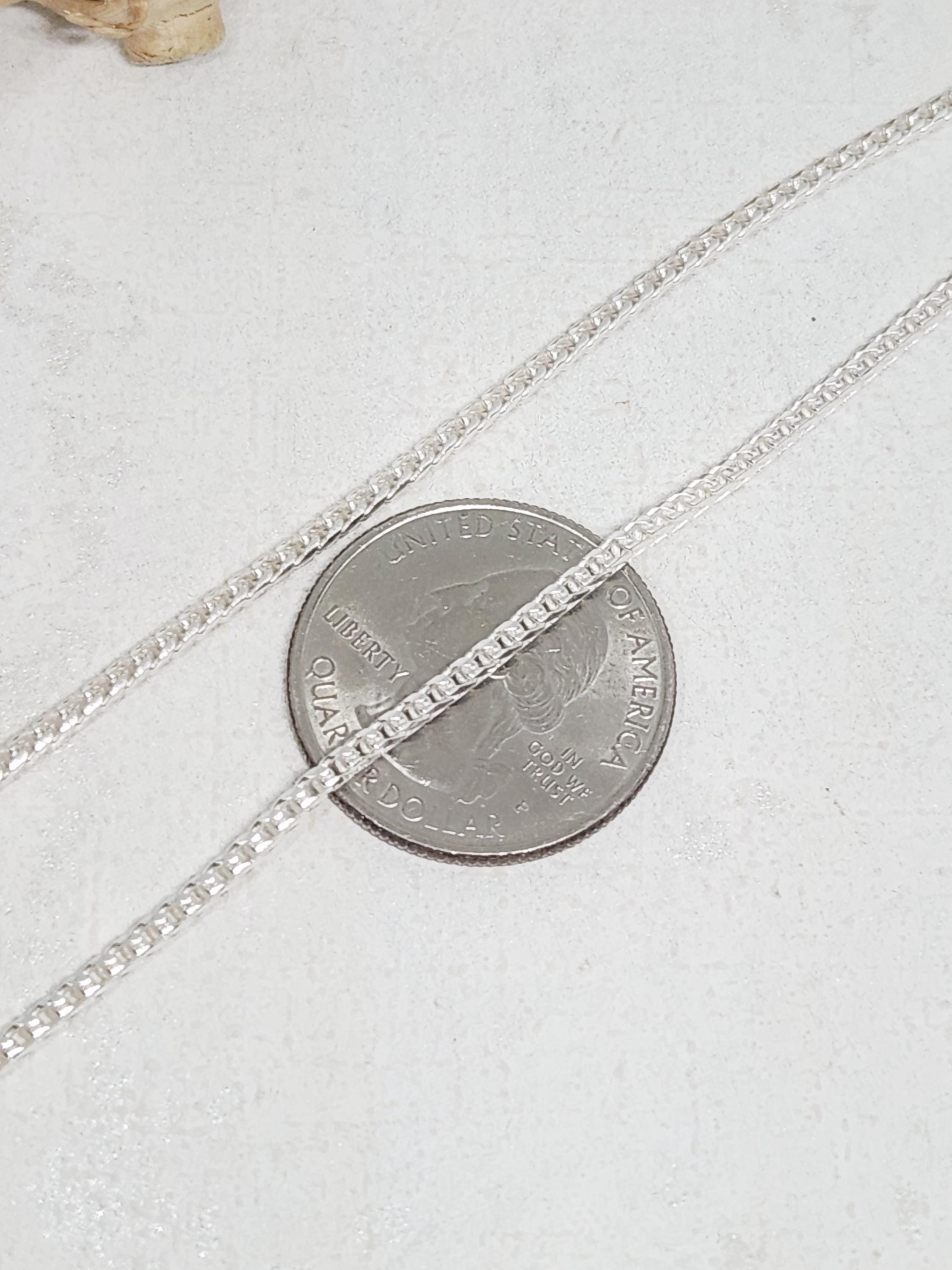 925 GENUINE Sterling Silver Franco Necklace, SOLID Silver Necklace ...