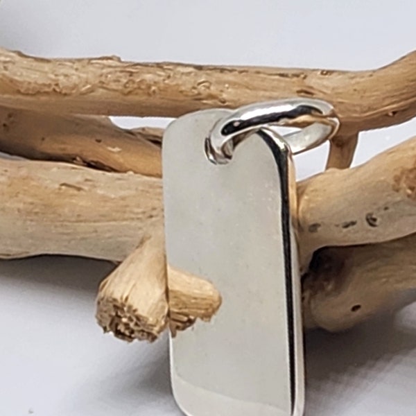 Silver Dog Tag - Etsy
