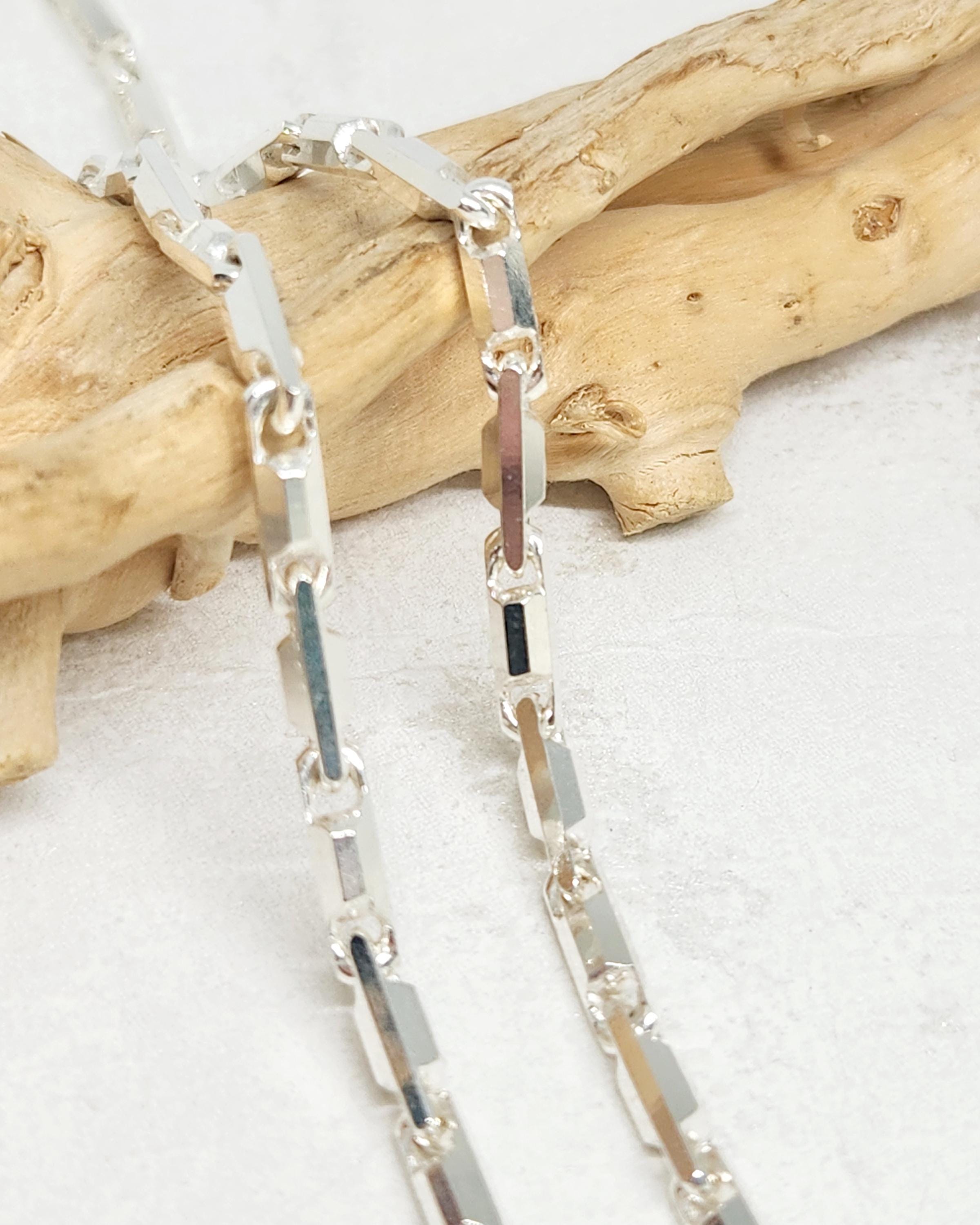 925 GENUINE Sterling Silver Heshe Necklace, SOLID Silver Necklace ...
