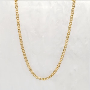 10K Yellow Gold Handmade Chain, Gold Spanish Link Chain, Caribbean ...