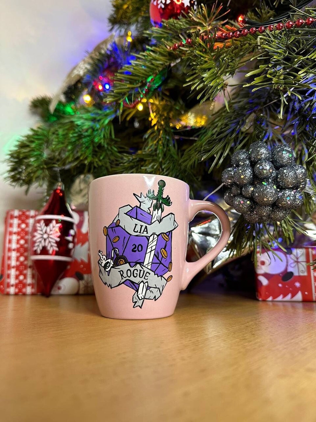 Handpainted Cup Dnd Mugs With Name Customizable Dungeons and Dragons ...