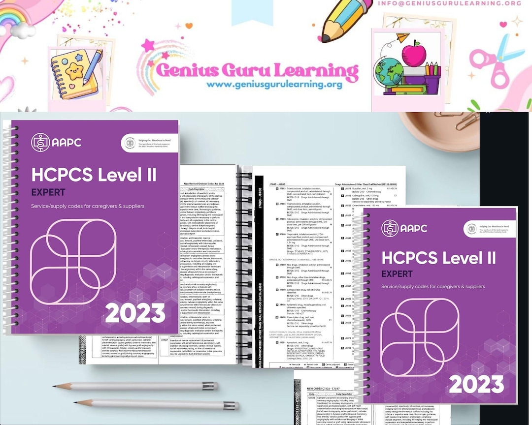 HCPCS Level II 2023 Service/supply Codes for Caregivers & Supplies ...