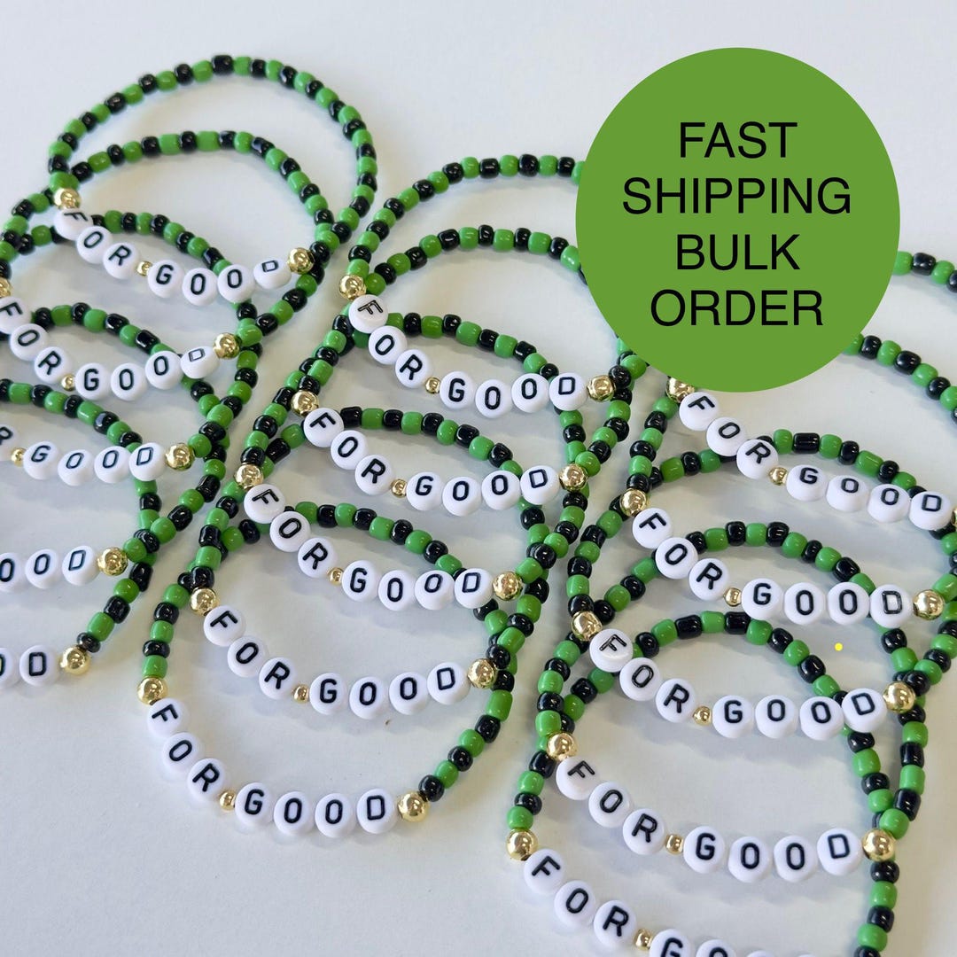 Personalized Beaded Word Bracelet: Custom Name Bracelets, Team, or ...