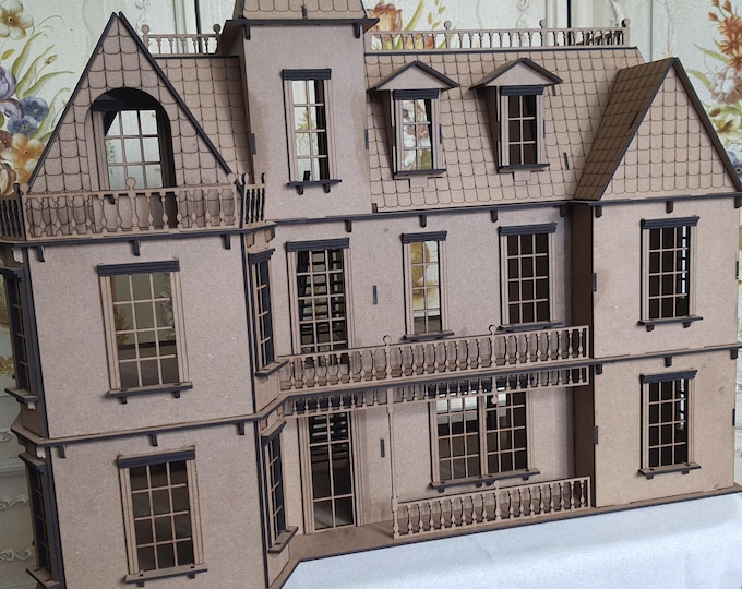 Manor House 1:24th Scale Dolls House Kit - Etsy Canada