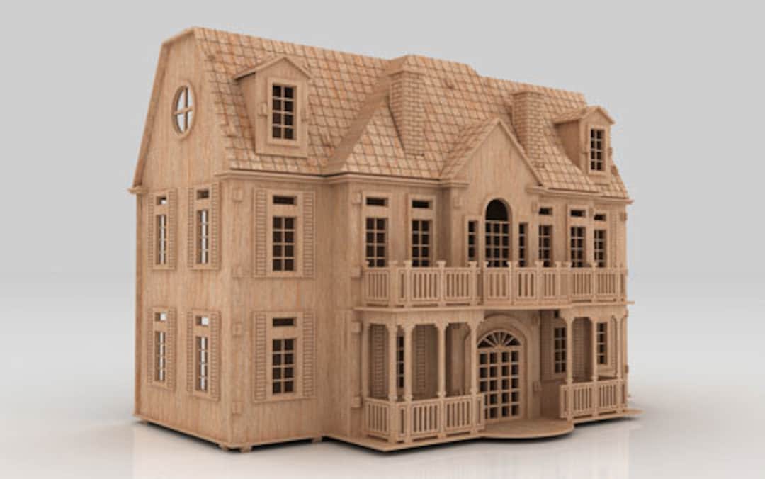 Manor House 1:24th Scale Dolls House Kit - Etsy