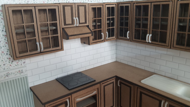 Miniature Kitchen 1:12th Scale Miniature Dolls House Kitchen. This is a ...