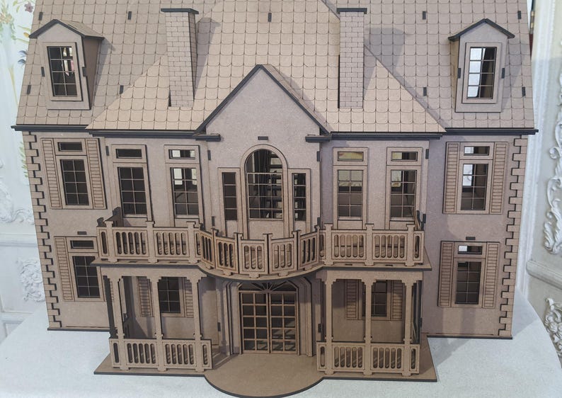 Manor House 1:24th Scale Dolls House Kit - Etsy