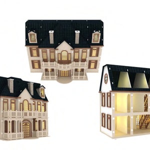 Manor House 1:24th Scale Dolls House Kit - Etsy Canada