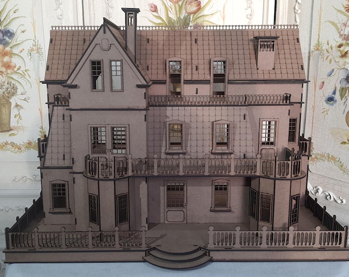 Manor House 1:24th Scale Dolls House Kit - Etsy Canada