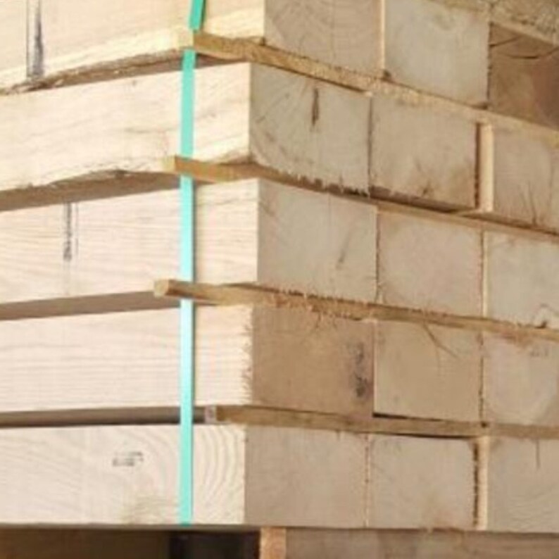 Pack of 2 Sleepers in Natural, Undried Oak Wood 120x200x2000mm - Etsy ...