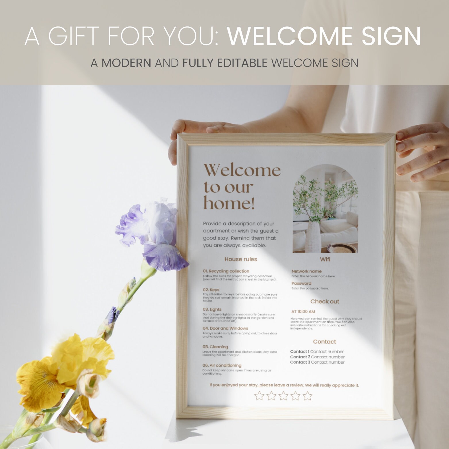 Airbnb Welcome Book Template Canva Host Bundle Kit, Interactive Digital ...