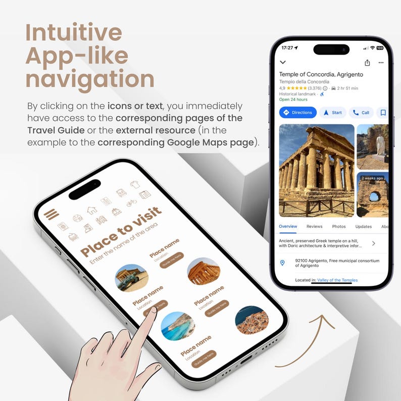 Travel Itinerary Template, Mobile Editable Travel Planner, Trip ...