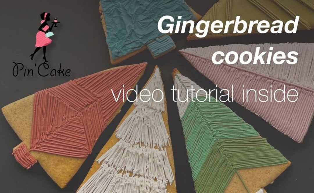 RECIPE Gingerbread COOKIE Recept BOOK Royal Icing Egg Glaze Tutorial ...