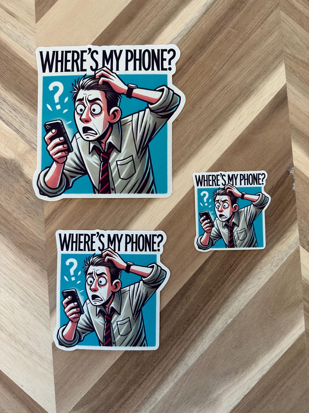 Where's My Phone? Sticker - for the Professionally Absent-minded - Etsy