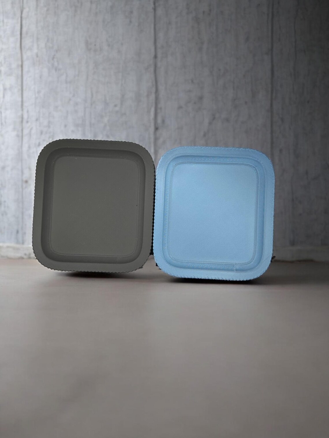 3D Printed Stackable Storage Box Set: Ribbed Desk Organizer - Etsy