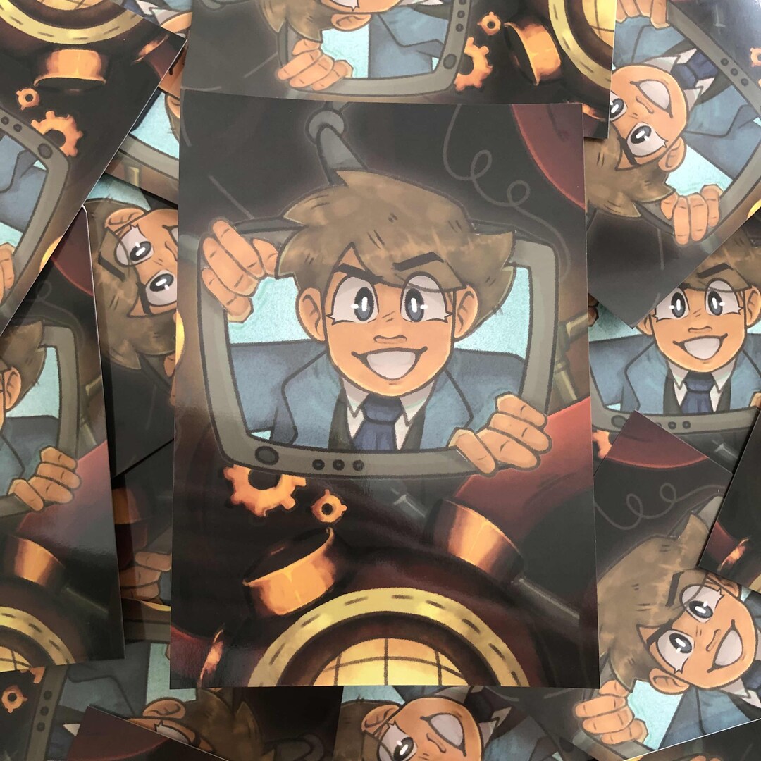 OLD STOCK - Professor Layton Villains Posters - Etsy