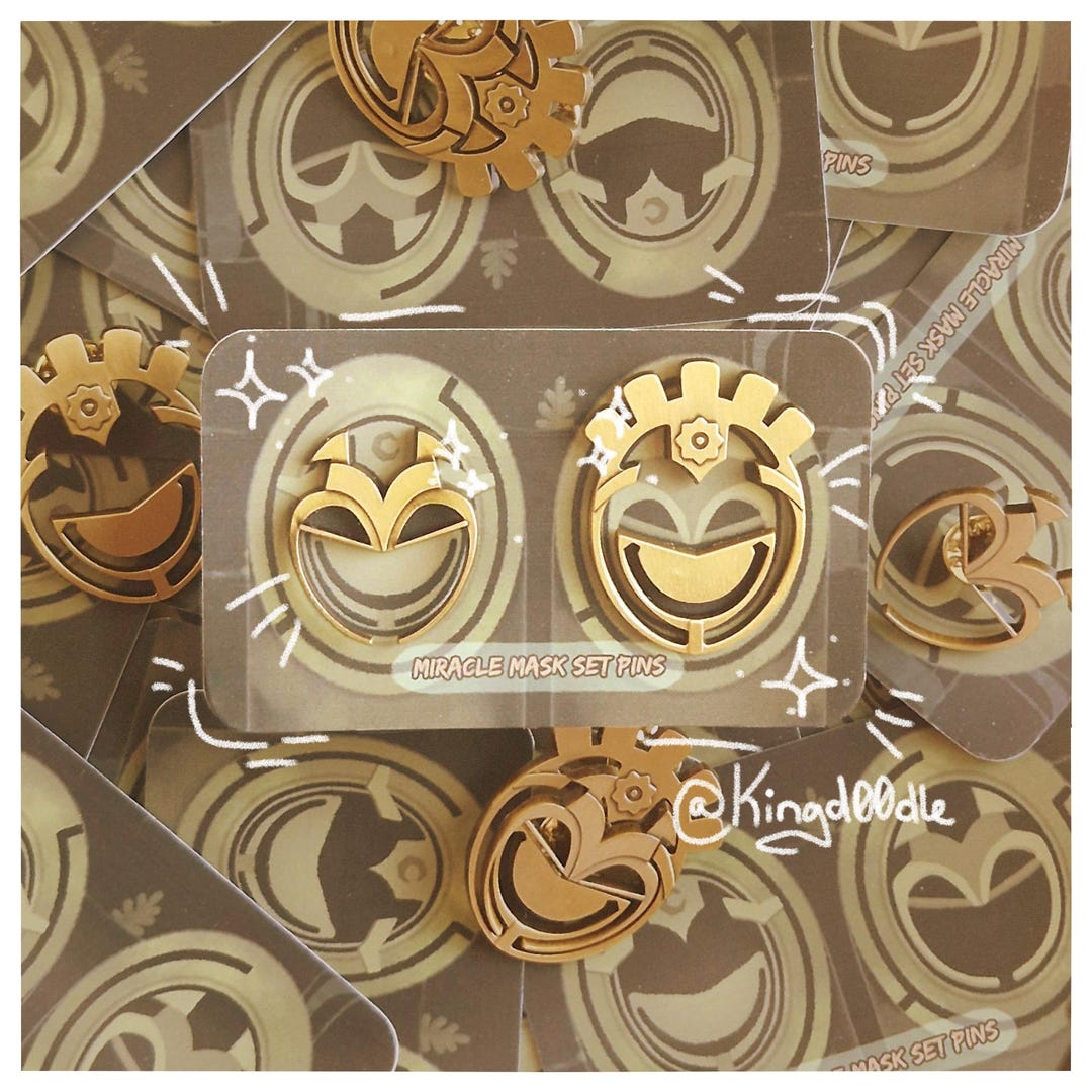 Miracle Mask Pin Set - Etsy