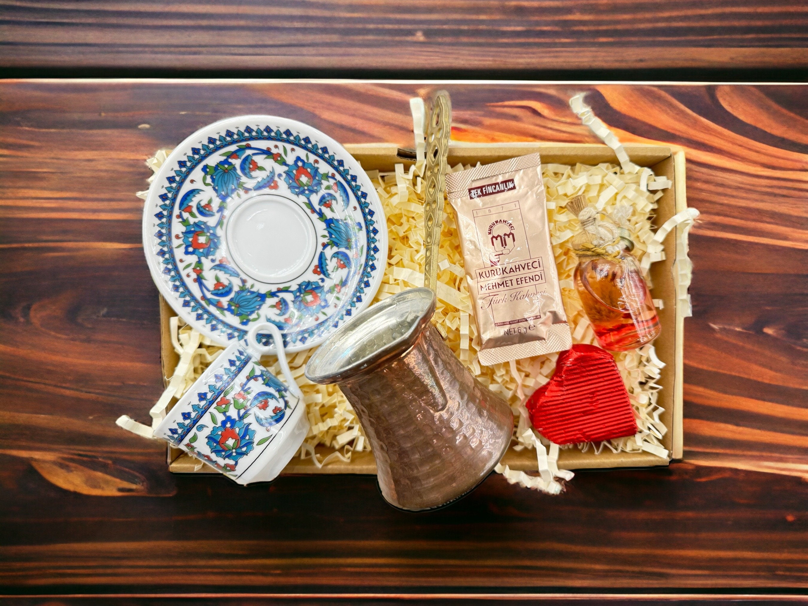 Turkish Coffee Set Gift Box Coffee Cup Custom Day Gifts - Etsy