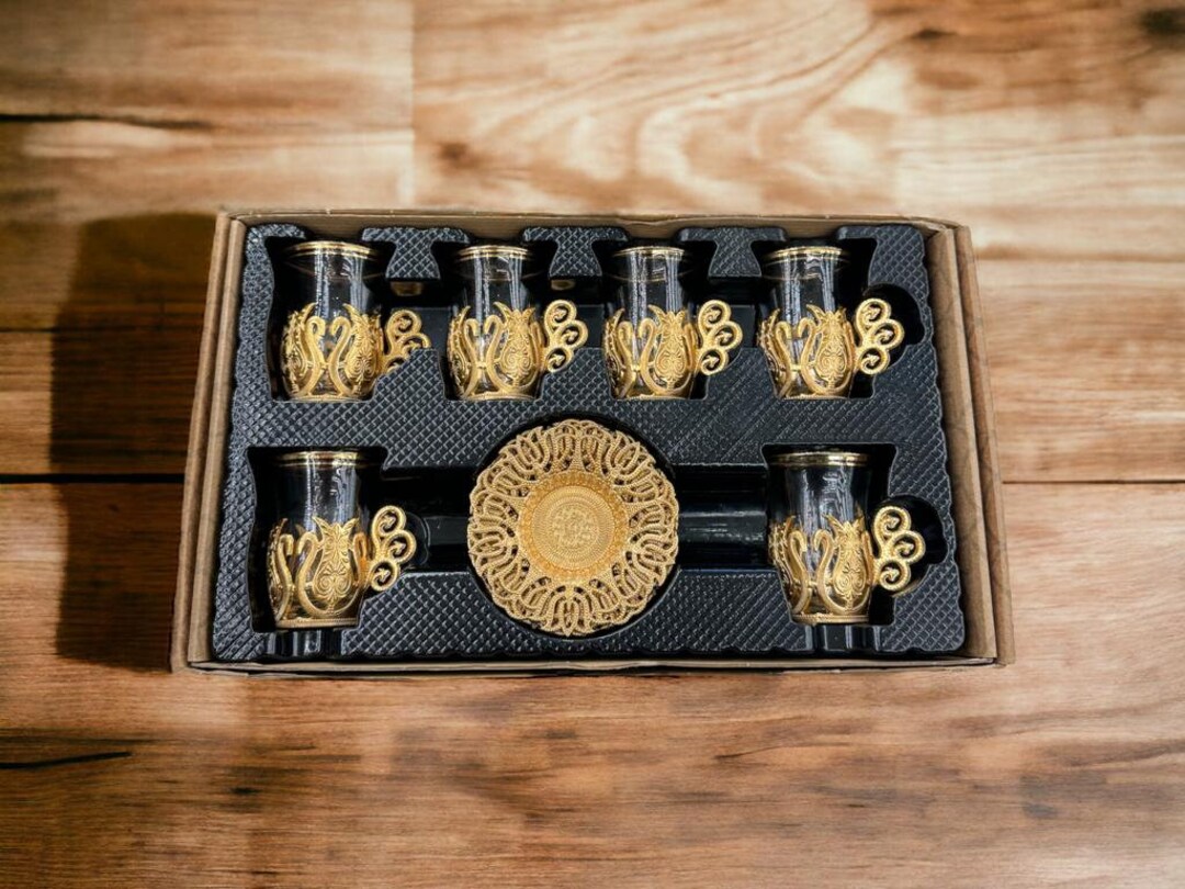 Turkısh Tea Set Handmade Tea Set Custom Day Gifts Christmas Gifts - Etsy