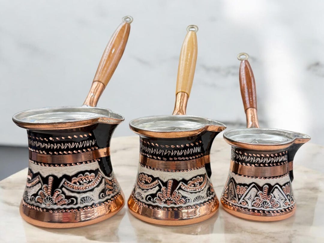 Turkish Coffee Pot - Copper Coffee Maker - Turkısh Coffee Maker ...