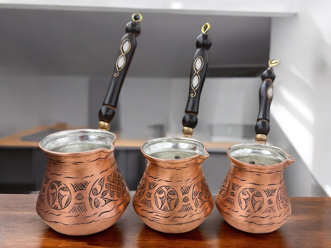 Turkish Coffee Pot - Copper Coffee Maker - Turkısh Coffee Maker ...