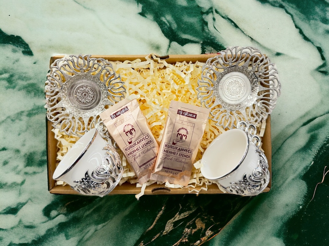 Turkish Coffee Set Gift Box Custom Day Gifts Christmas - Etsy