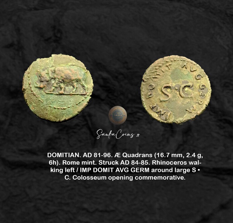 Bronze Replica of Ancient Roman Domitian Coin - Etsy