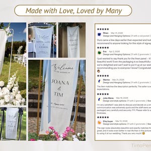Custom Linen Texture Wedding Sign, Fabric Wedding Sign, Custom Welcome ...