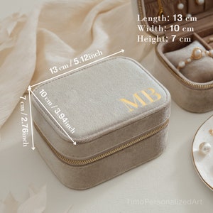 Custom Velvet Jewelry Box, Watch Box for Women, Wedding Gift, Birthday ...