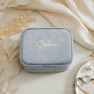 Custom Velvet Jewelry Box, Watch Box for Women, Wedding Gift, Birthday ...