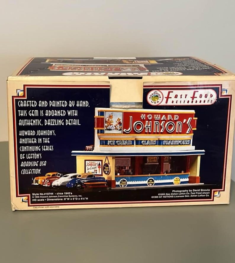 Vintage Lefton Roadside USA Series Howard Johnsons Fast Foods ...