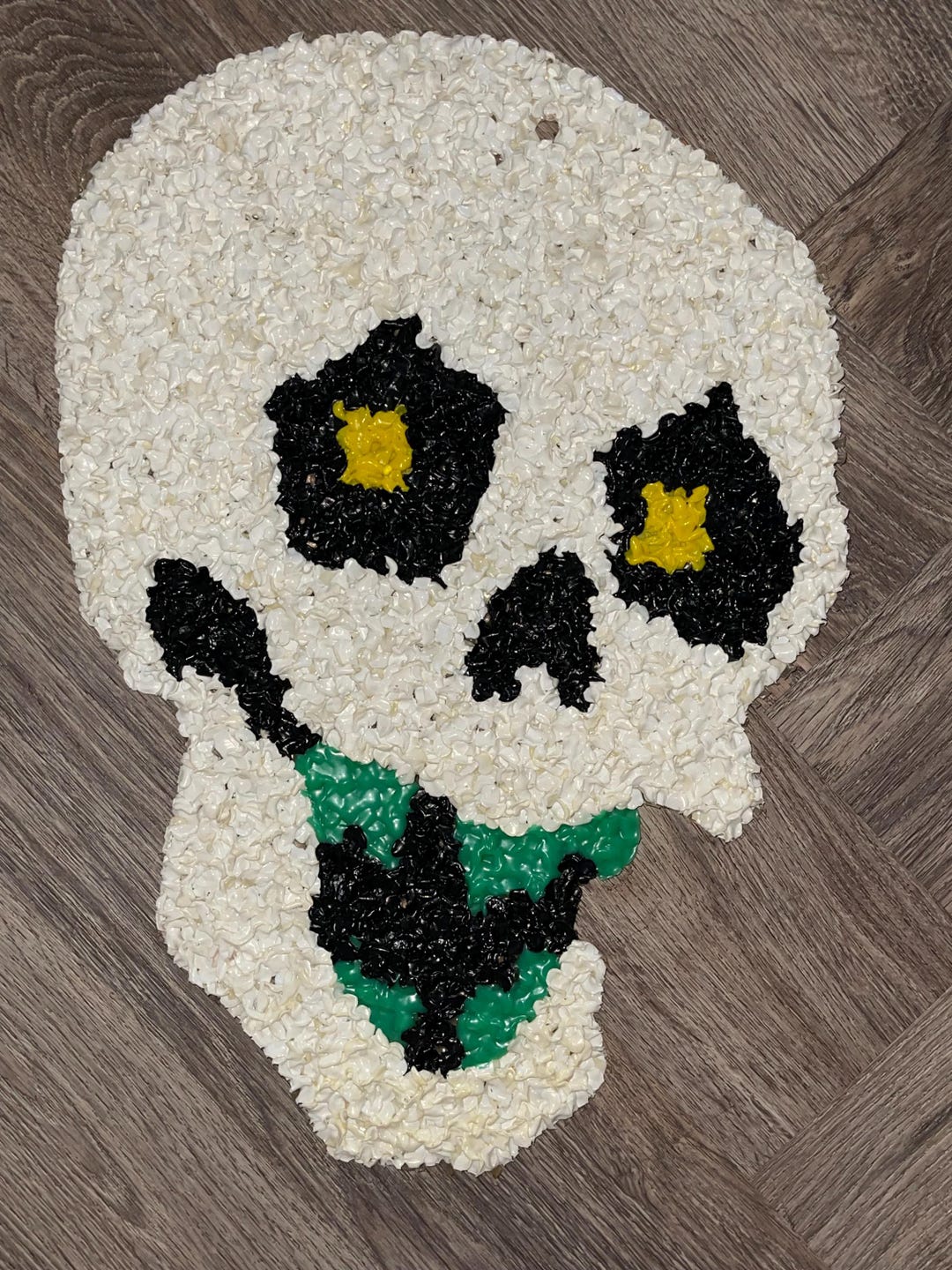 Vintage Rare Halloween Melted Plastic Popcorn Skeleton Skull USA - Etsy