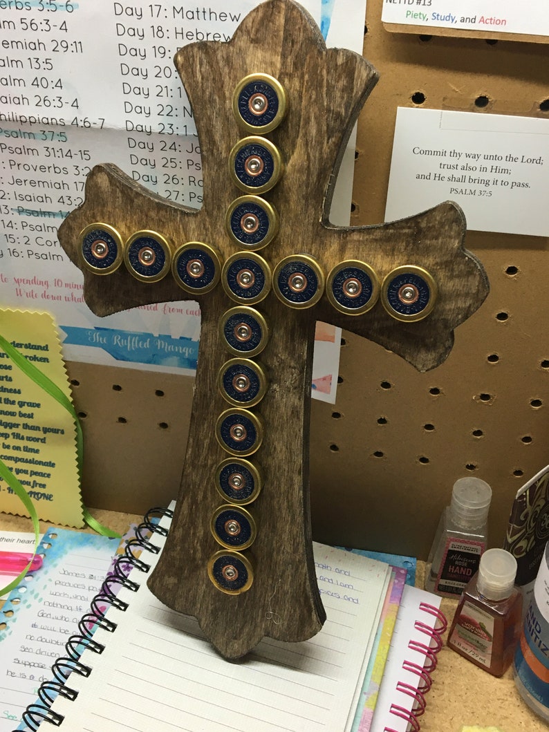 Shotgun Shell Cross - Etsy