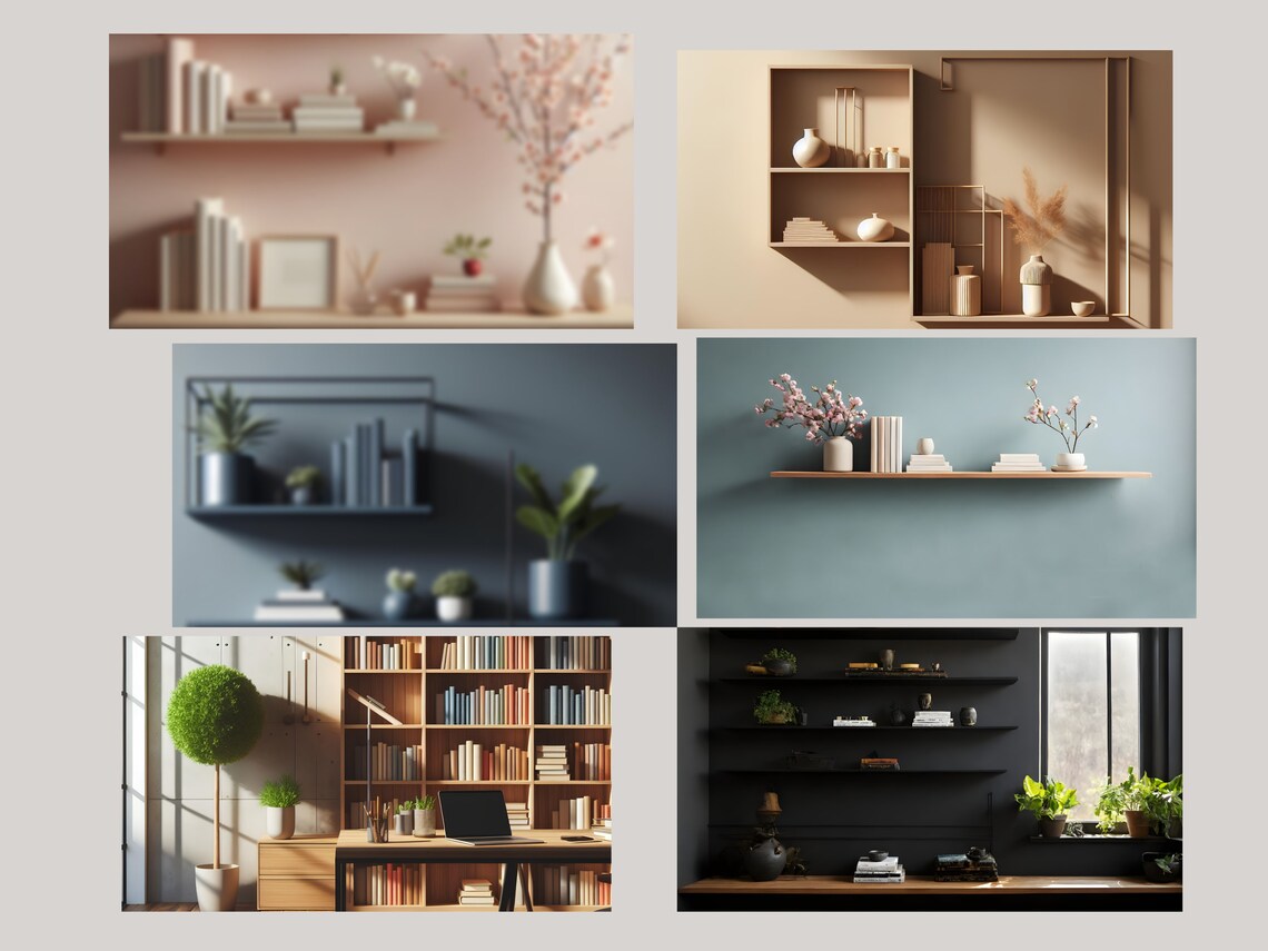 Zoom Backgrounds 12 Bundle | Zoom Neutral Backgrounds Home Office ...