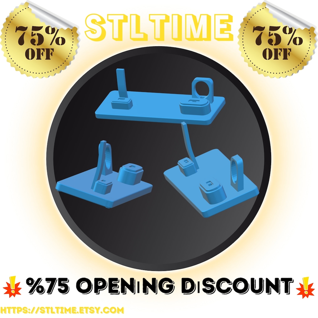 Modern Desk Organizer 3d Print Stl ,desktop Phone Holder Stl, Telephone ...