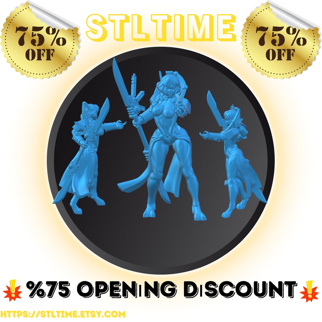 Beautiful Girl STL File High-quality 3D Printer Model Perfect Gift for ...