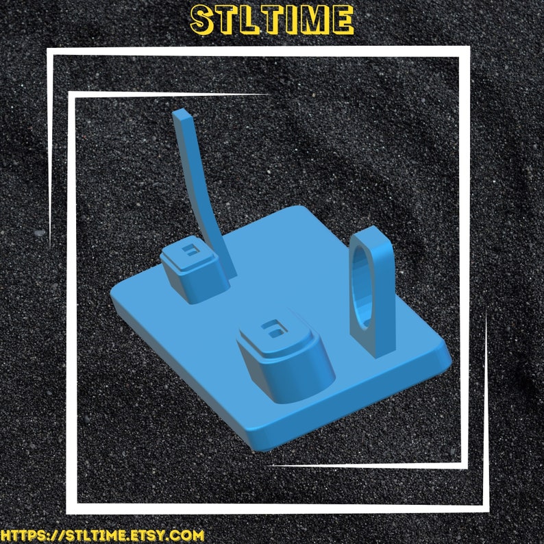 Modern Desk Organizer, 3d Print Stl ,desktop Phone Holder Stl ...