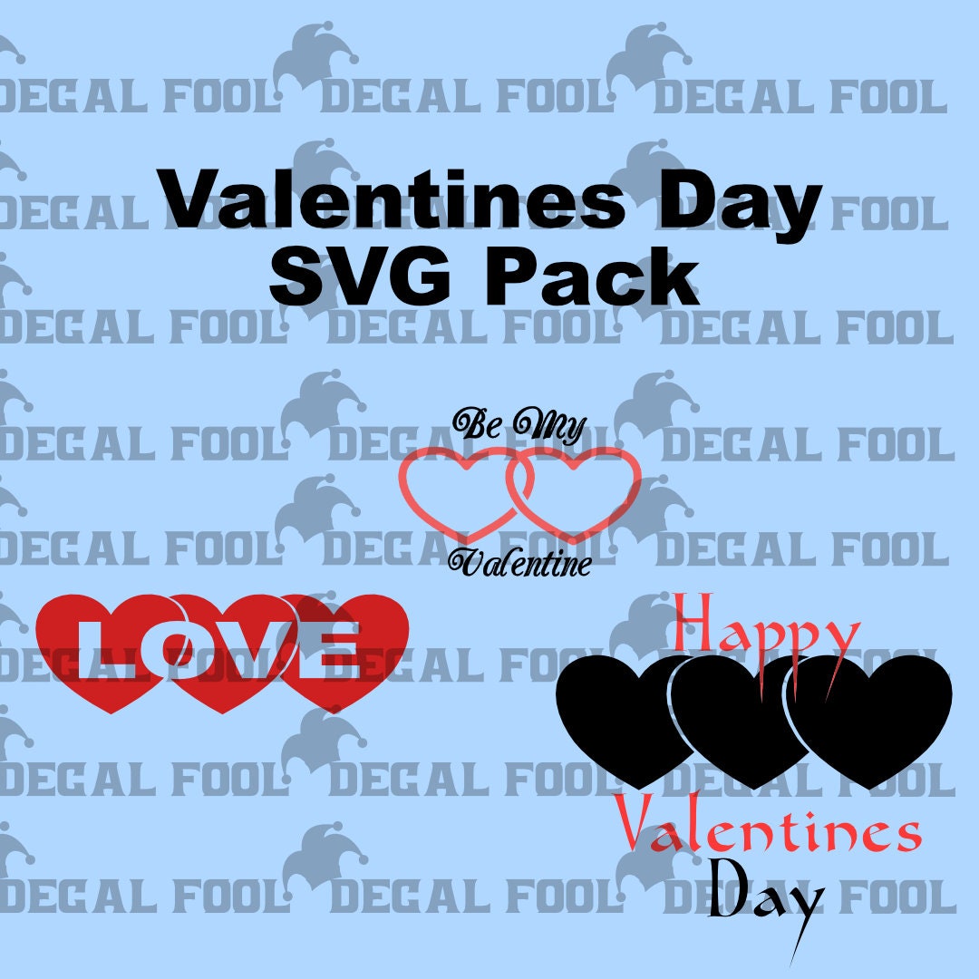 Valentines Day SVG Pack - Etsy