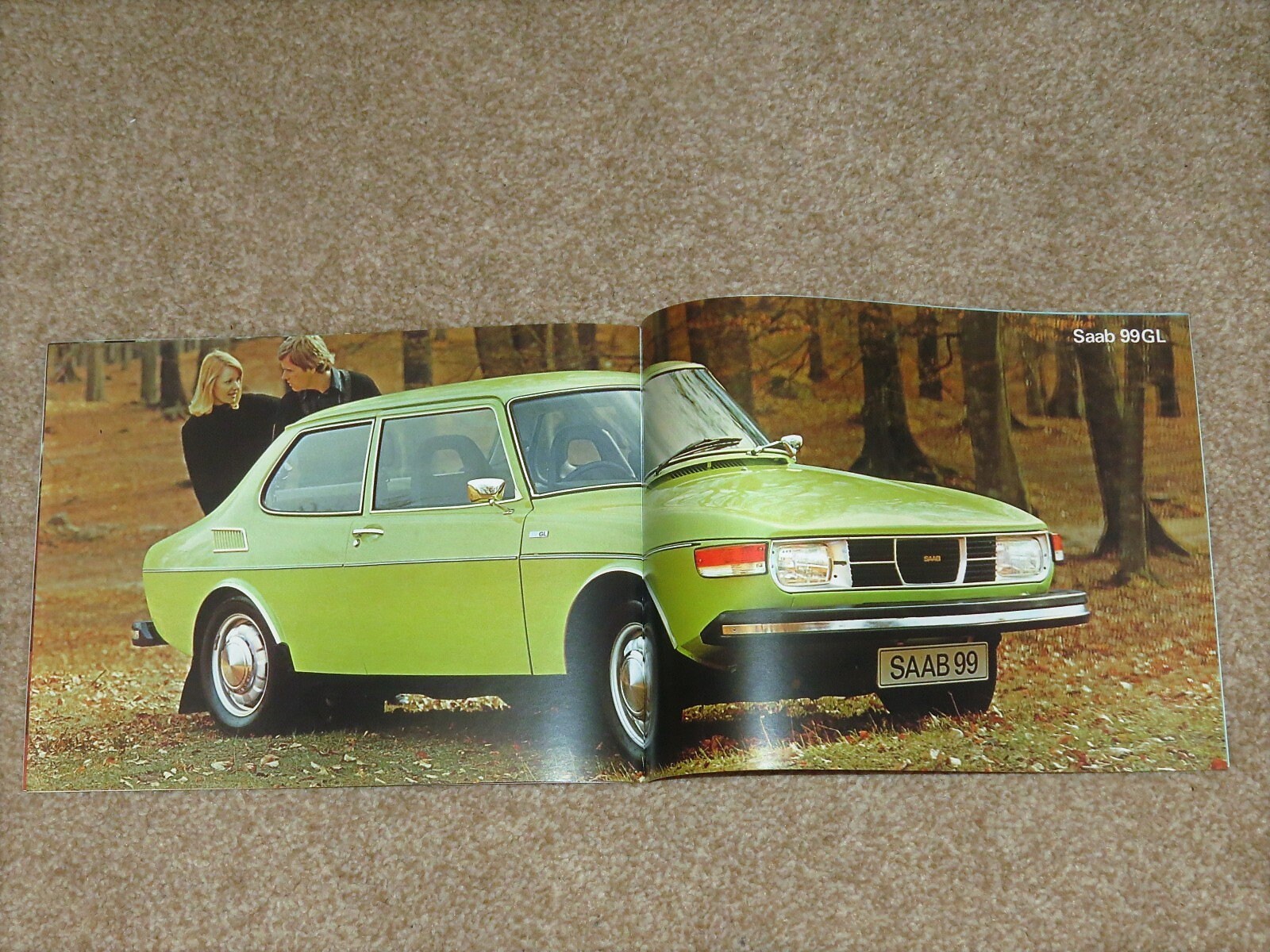 1975-76 SAAB 99 GL SALOON Sales Brochure Mint Condition Best Available ...